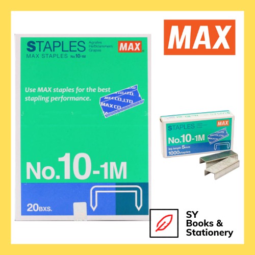 *Original* MAX No.10-1m Staples Big Box / 20 Small Boxes | Shopee Malaysia