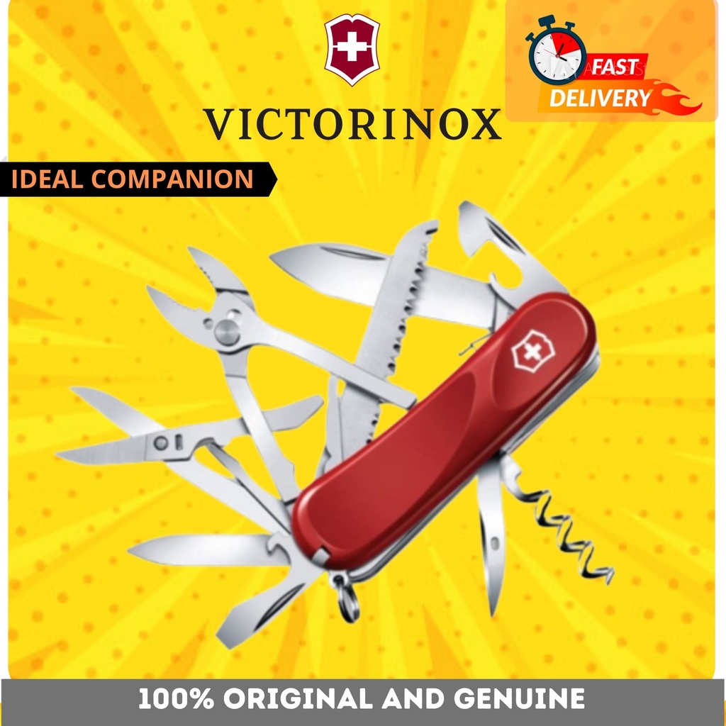 🔥100% ORIGINAL🔥 Victorinox Evolution S52 2.3953.SE (Red) | Shopee Malaysia