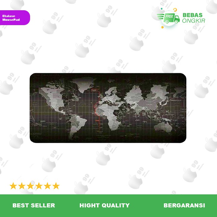Gaming Mouse Pad Gaming Desk Pad World Map Desk Mat Super Large XL ...
