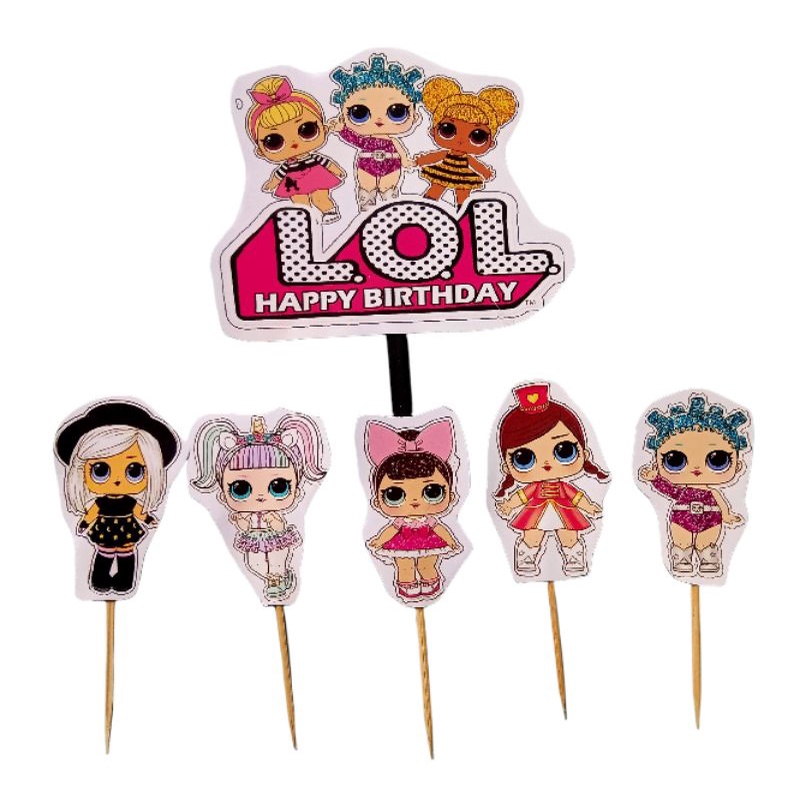 Lol Character Birthday Cake Topper | Shopee Malaysia