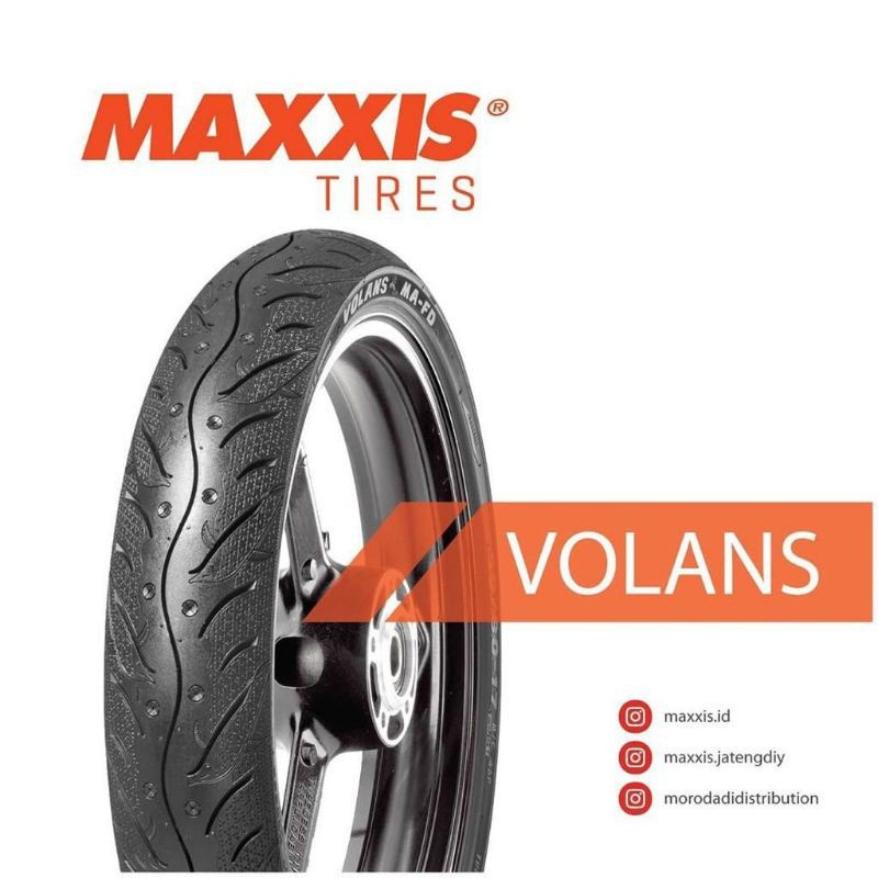 MAXXIS TUBELESS TAYAR TYRE MAXXIS VOLANS PRESA MAFD MA FD 60/80-17 70/ ...