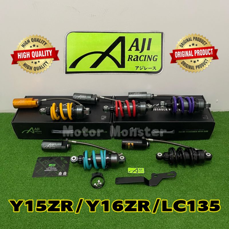 💯 Original Aji Racing Monoshock Adjustable Y15 /Y16 /LC135 With Gas Tank - 205mm | Shopee Malaysia