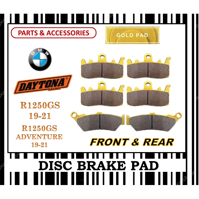 BMW R1250 GS R1200 GS LC R1250GS LC ADVENTURE BRAKE PADS SET FR0NT ...