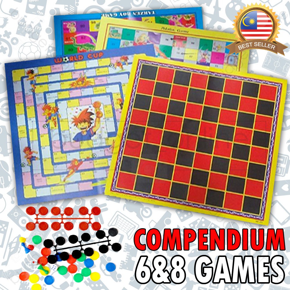 Compendium of 6 Games (HT 6000) & 8 Games (HT 8000) Draughts/Aeroplane ...