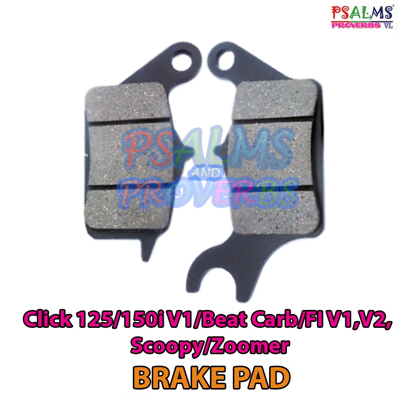 BRAKE PAD (Click 125/150i V1/Beat Carb/FI V1,V2/Scoopy/Zoomer) | Shopee ...