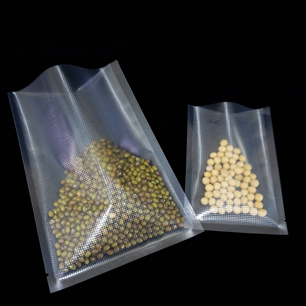 Clear Plastic Bag 100pcs Food Vaccum Packing For Freshing Saver ...