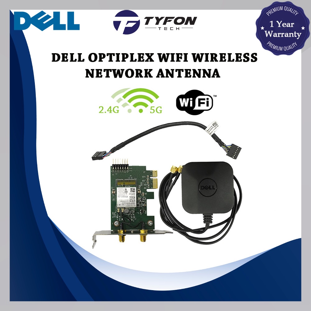 Dell Optiplex WiFi Wireless Network Antenna Cable Kit Low Profile ...