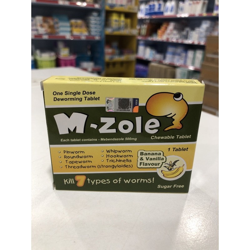 M-zole chewable tablet (1’s) | Shopee Malaysia