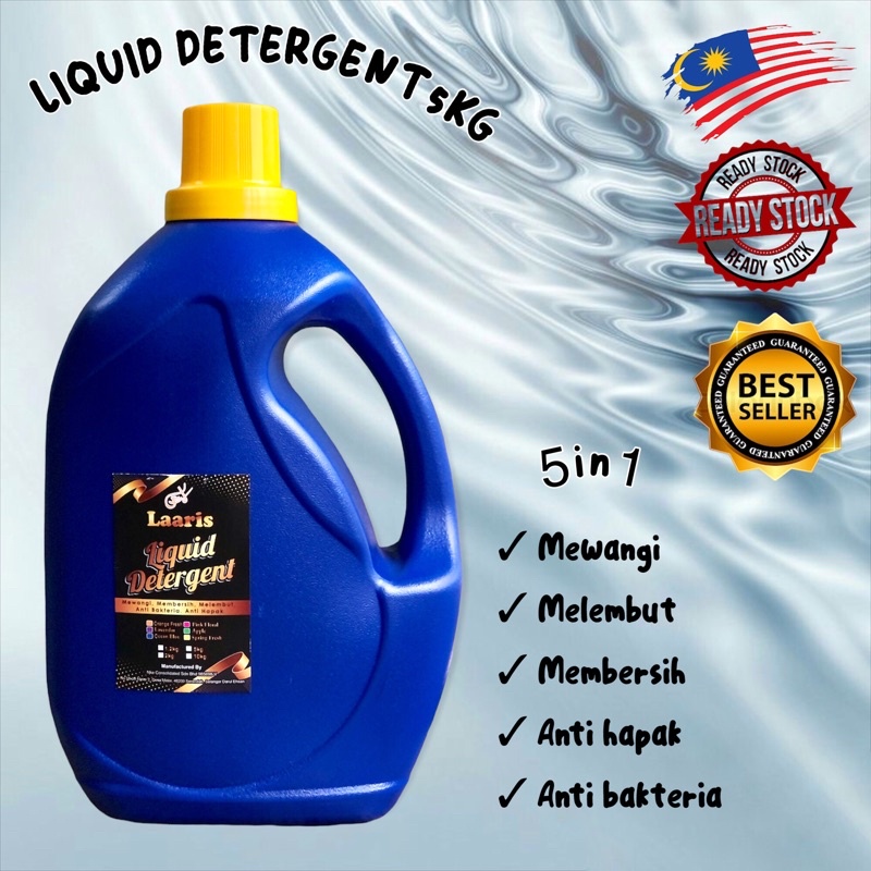 LIQUID DETERGENT 5 liter RM 12 | Shopee Malaysia