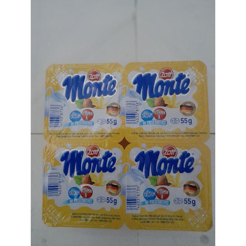 Tornado Of 4 Jars Of Zott Monte Milk Foam 55g | Shopee Malaysia