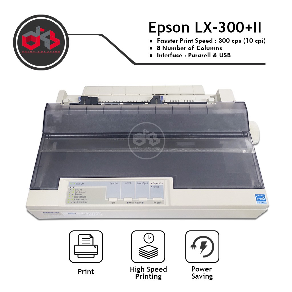 Epson lx300 plus 2 dotmatrix Printer for printing invoice notes etc ...