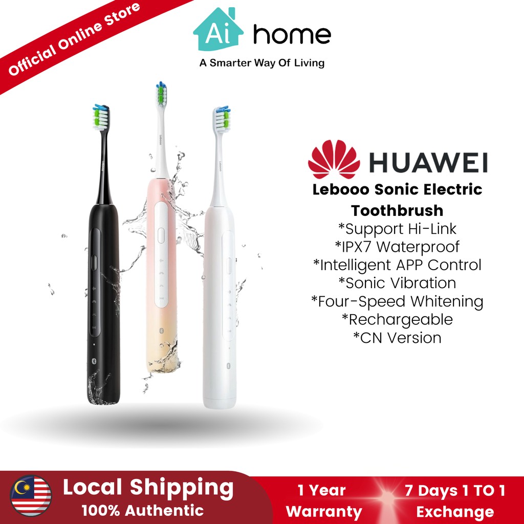 HUAWEI x Lebooo Sonic Electric Toothbrush - IPX7 Waterproof ...