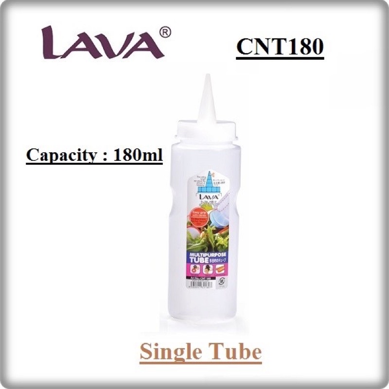 Lava 180ml 360ml Squeeze Bottle Condiment Dispenser /Acuan Botol Roti ...