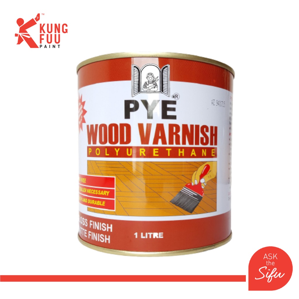 PYE Wood Varnish Polyurethane Varnish (250mL) | Shopee Malaysia