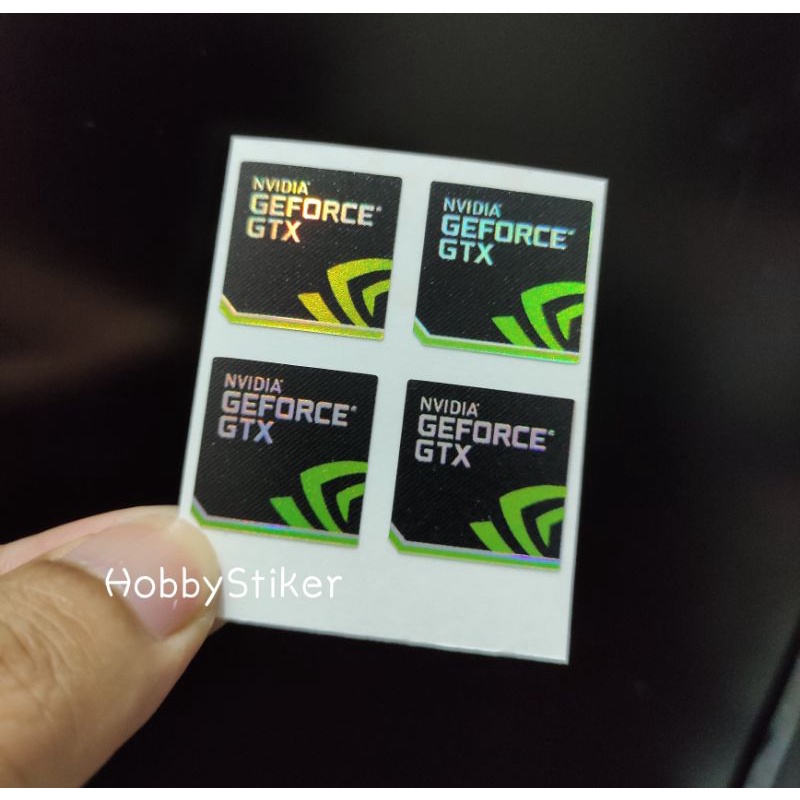 Nvidia gtx stickers for pc laptop notebook gaming | Shopee Malaysia