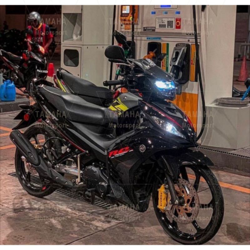 Yamaha Lc135 V4 V5 V6 V7 Exciter rc 2018 yellow/red black Cover set ...