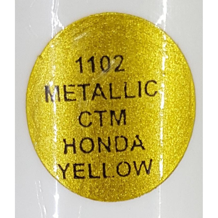 Rj London 1102 Metallic Ctm Honda Yellow 150cc (Pylox, Samurai, Ditton ...