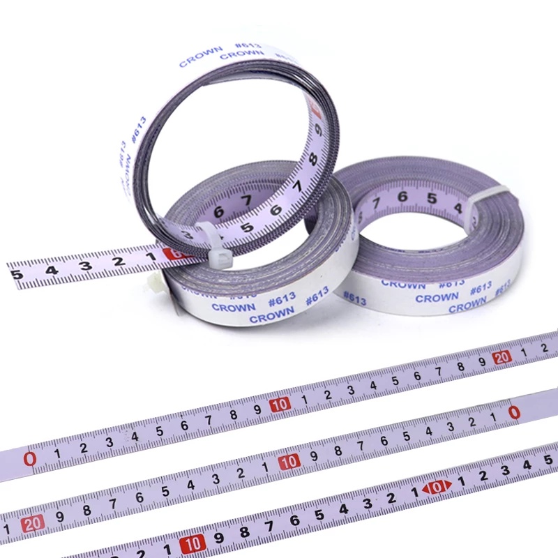 MKR 0.5M/0.8M/1M/2M/3M/5M/10M Stainless Steel Miter Track Tape Measure ...