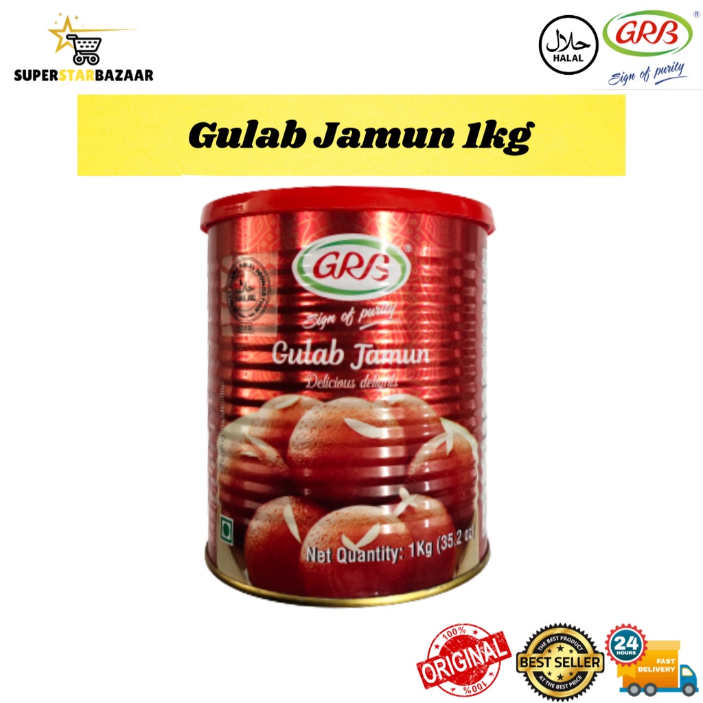 GRB Gulab Jamun - [HALAL] - Indian Sweet - 1kg | Shopee Malaysia