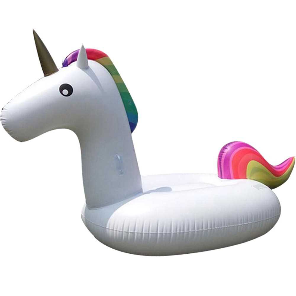 Giant Inflatable Unicorn Pool Swimming Raft (Standard) | Shopee Malaysia
