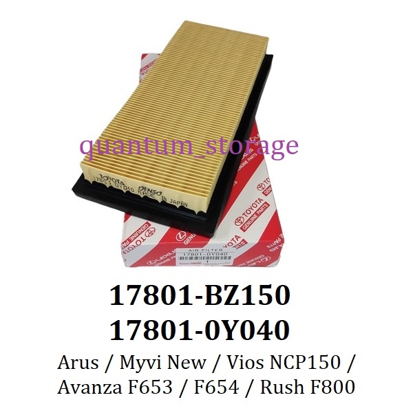 Perodua Toyota Engine Air Filter Cleaner 17801-BZ150 0Y040 Arus Myvi ...