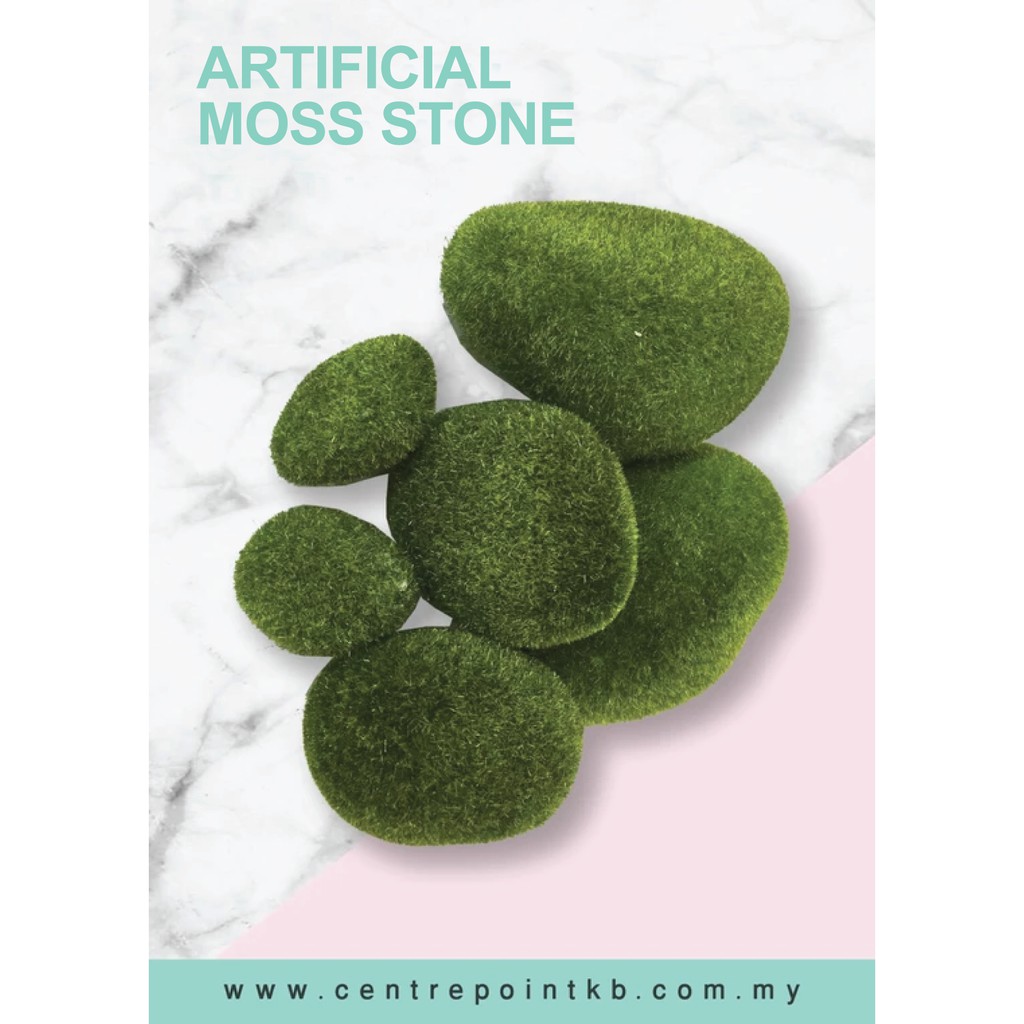 Artificial Moss Stone / Batu Lumut | Shopee Malaysia