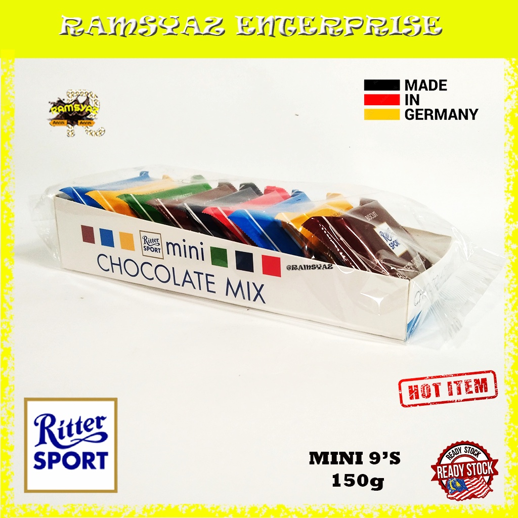 Chocolate Ritter SPORT Mini Chocolate Mix 150g Coklat | Shopee Malaysia