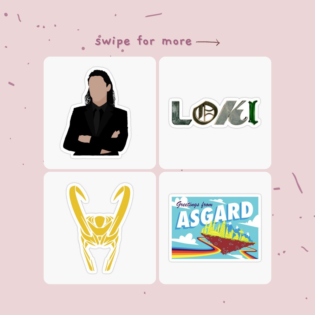 Marvel Loki Season 1 & 2 Journal Stickers | Shopee Malaysia