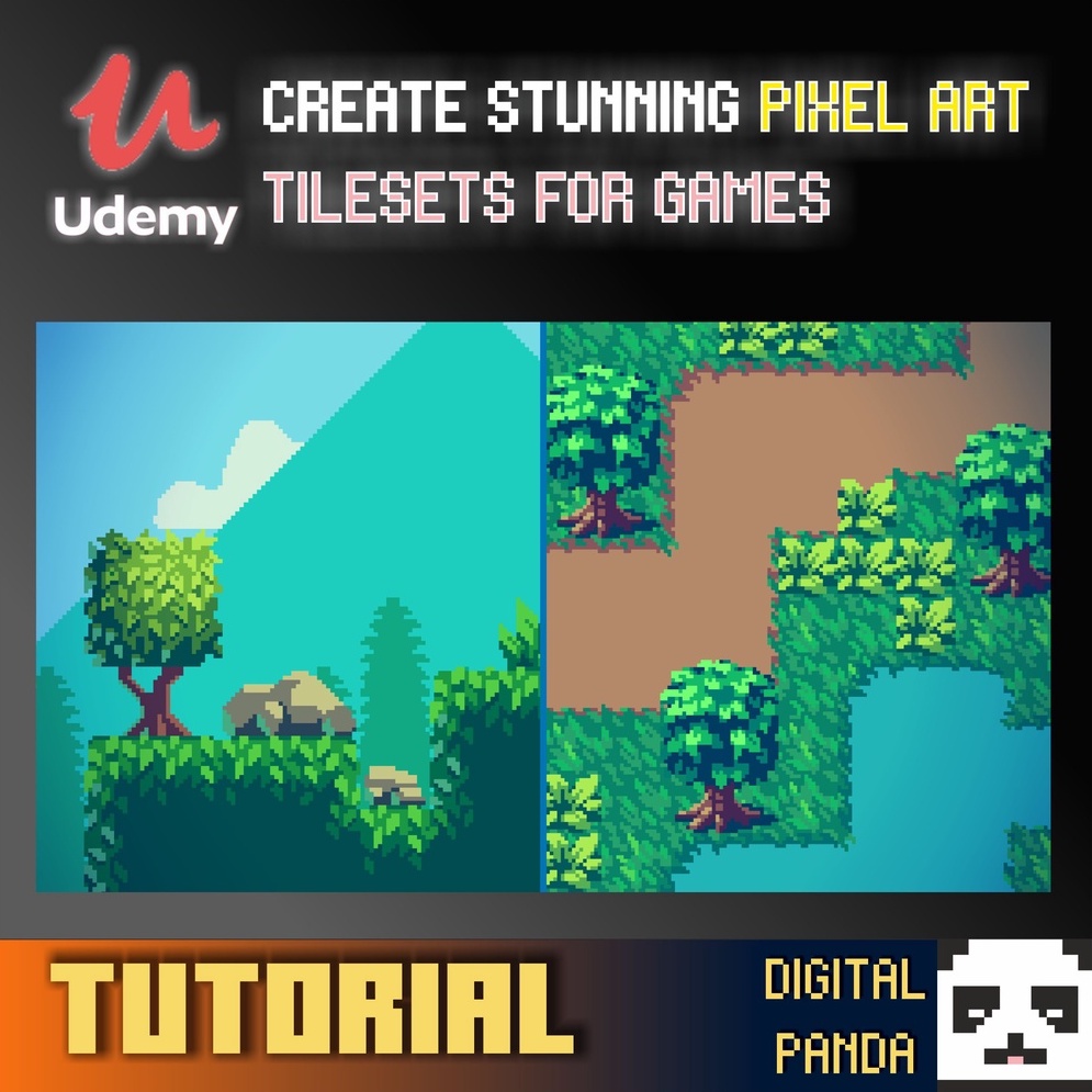 [ FULL TUTORIAL] CREATE STUNNING PIXEL ART TILESETS FOR GAMES | Shopee ...