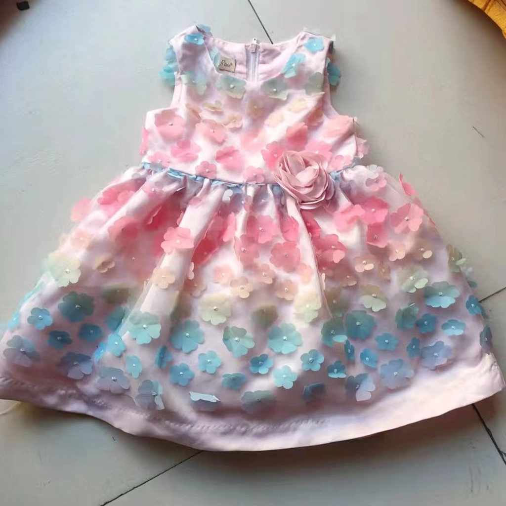 🎉💯𝘼𝙪𝙩𝙝𝙚𝙣𝙩𝙞𝙘 𝙊𝙧𝙞𝙜𝙞𝙣𝙖𝙡 Girl Dresses | Flower dress | Gaun Kembang ...