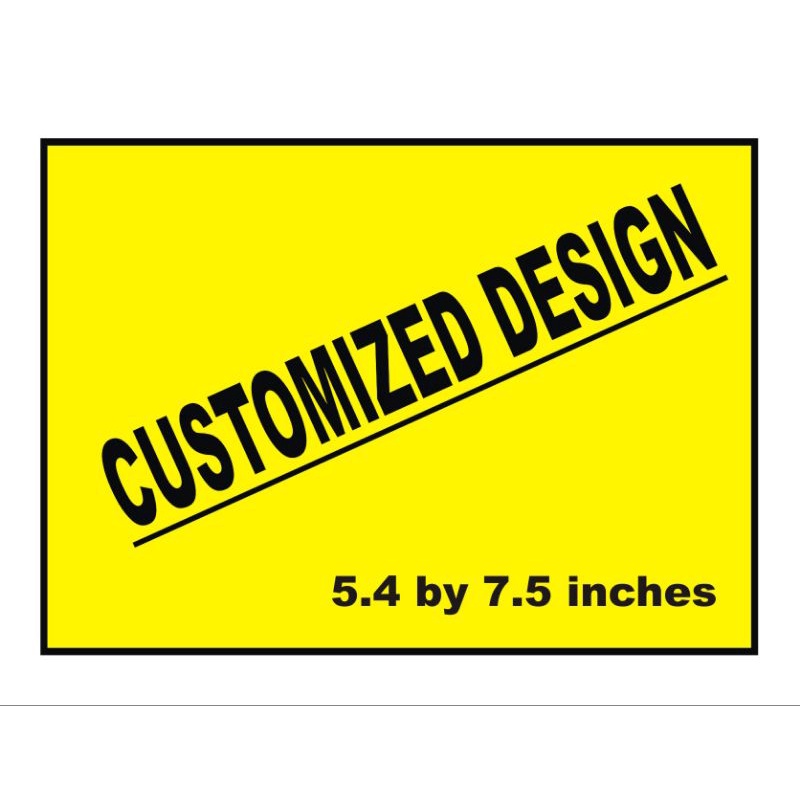 Customize design customize signage PVC Plastic signage 5.4 by 7.5 ...