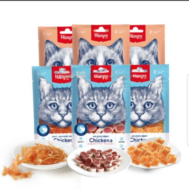Wanpy Cat Treats Complete Full Range 25gm / 30gm / 80gm (10 flavors ...