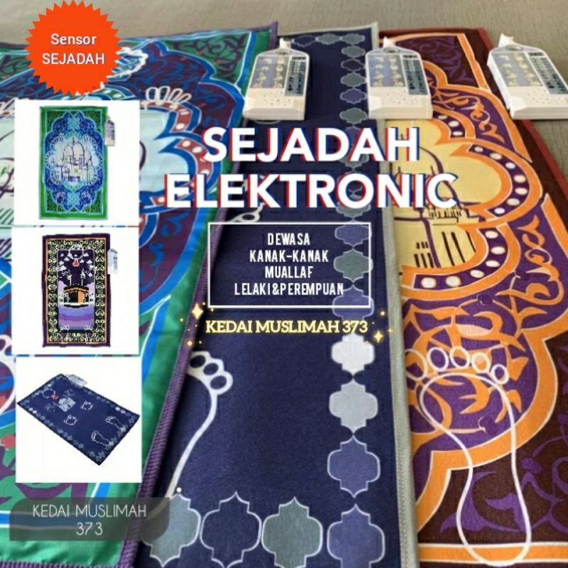 E-SEJADAH ELEKTRONIC WITH SENSOR/ PANEL SOLAT / SOLAT DUDUK | Shopee ...