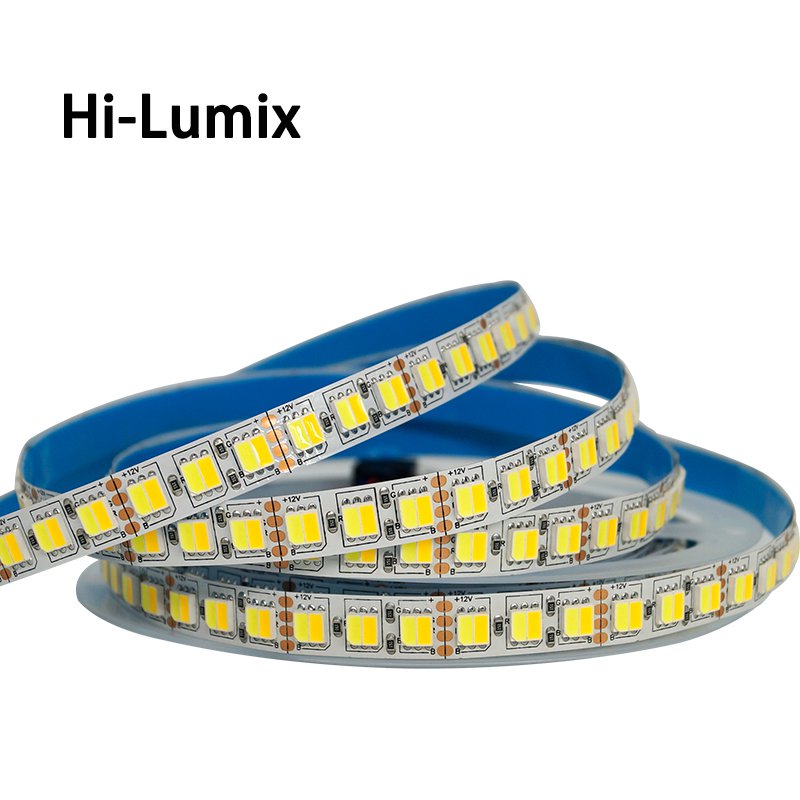SMD5050 2 in 1 120Led strip lighting white warm double color CCT 12V ...