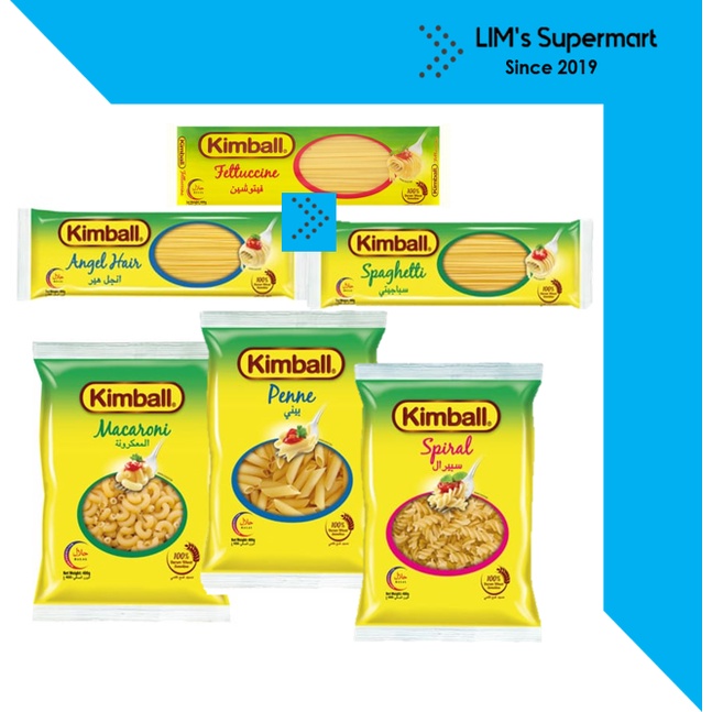 KIMBALL SPAGHETTI / ANGEL HAIR / Fettucine/macaroni/penne/spiral 400g ...