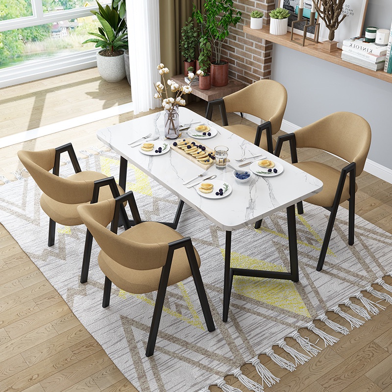 GDeal Conference Guest Office Table And Chair Combination Kitchen Long ...