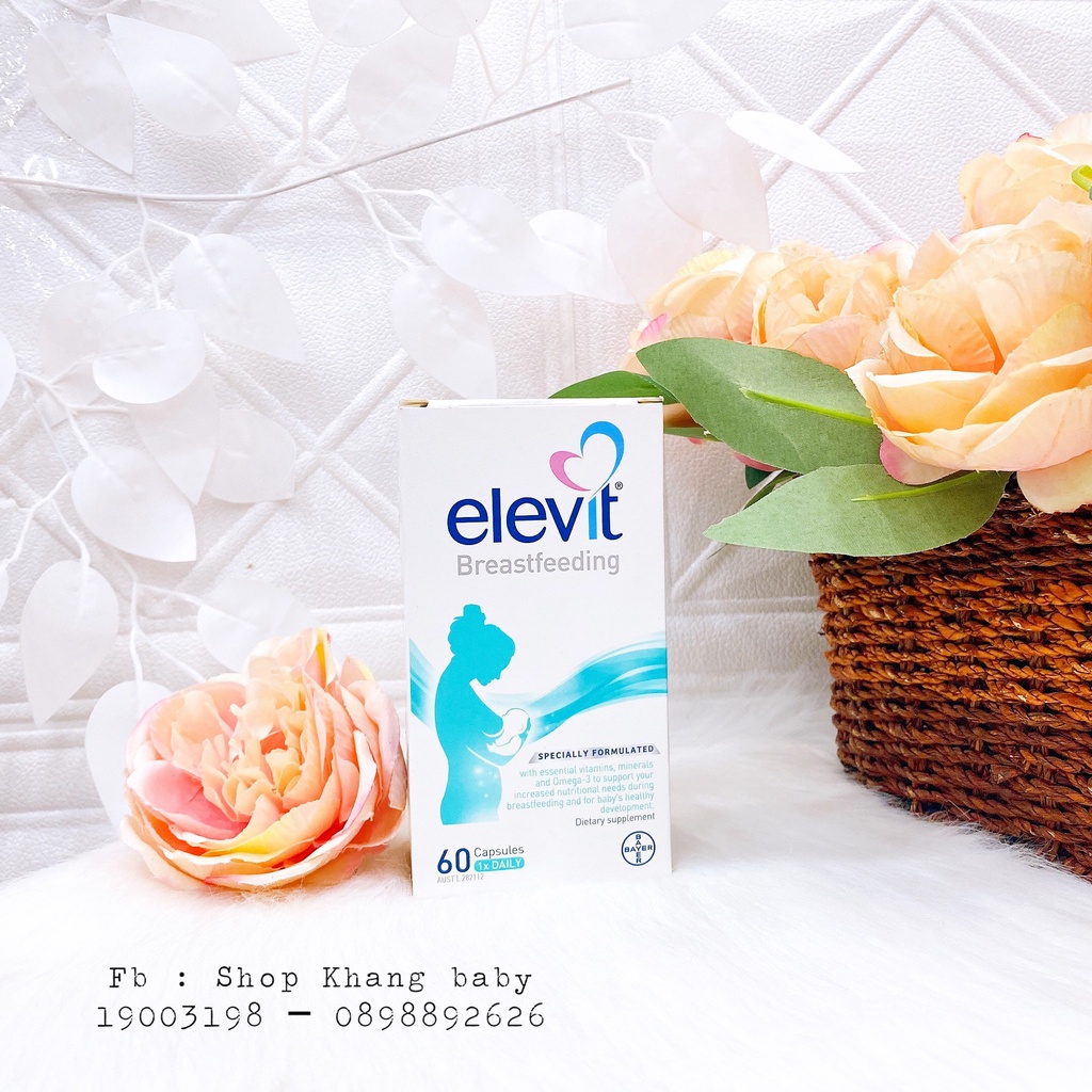 Elevit multivitamin breastfeeding 60 tablets - Khang Baby Shop | Shopee ...