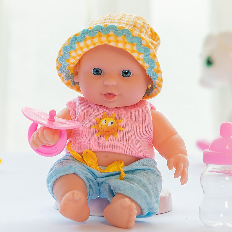 Simulasi Bayi Anak Patung Mainan Gadis Penuh Getah Lembut Penjaga ...