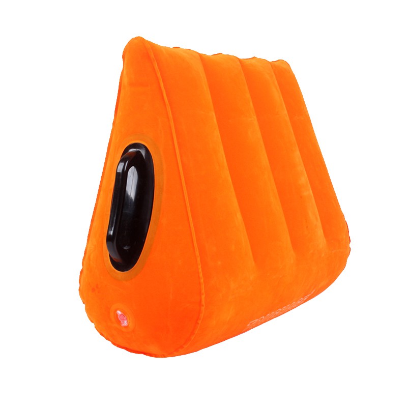 【Free a inflator】Orange Travel Cushion Inflatable Triangle Foot Adult ...