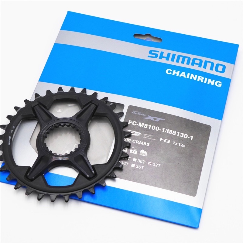 SHIMANO XT M8100 SM-CRM85 12 Speed Single Gear Chainring For FC-M8100-1/M8130-1 Crankset ...