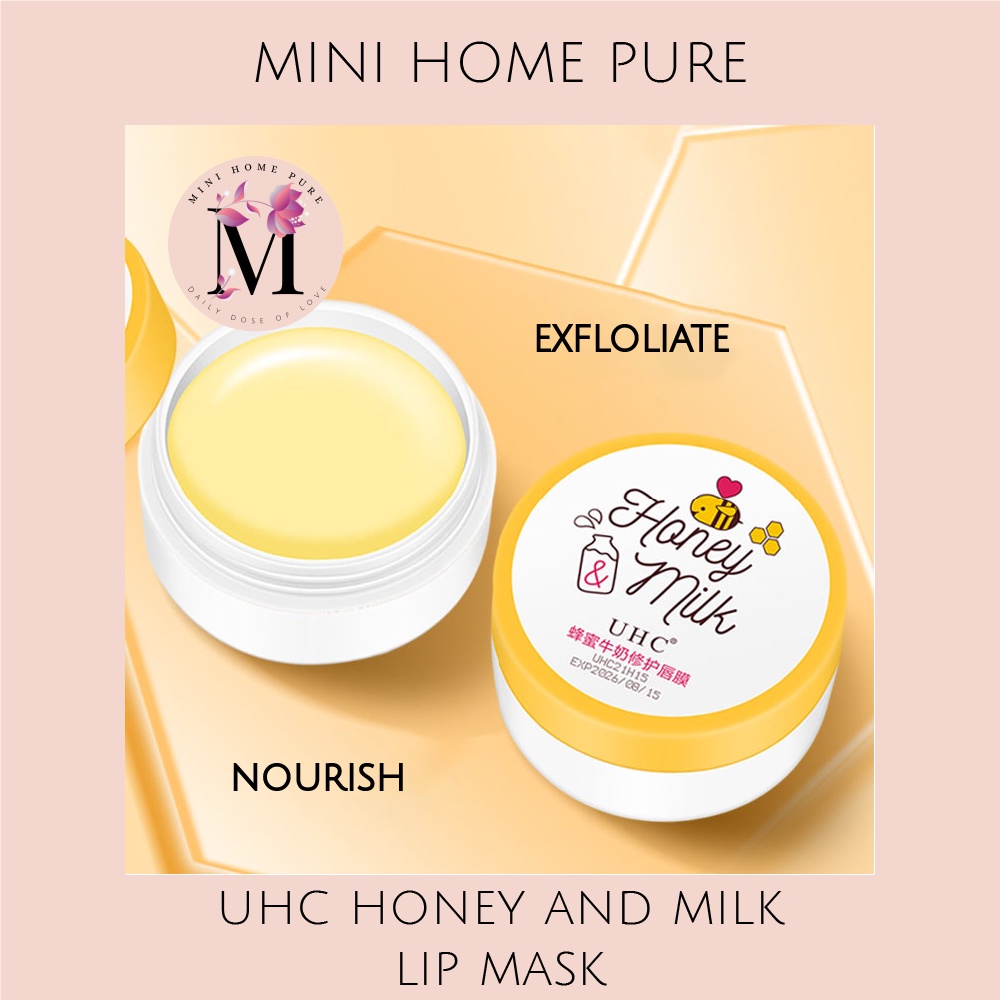 💕 100% ORIGINAL 💕 UHC Honey and Milk Lip Mask Mosturise | Shopee Malaysia