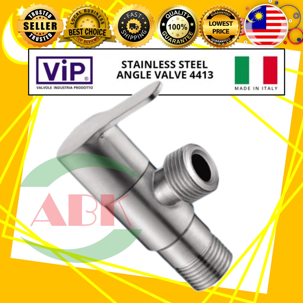 VIP BRAND STAINLESS STEEL ANGLE VALVE 1/2" (SS-4413) | Shopee Malaysia