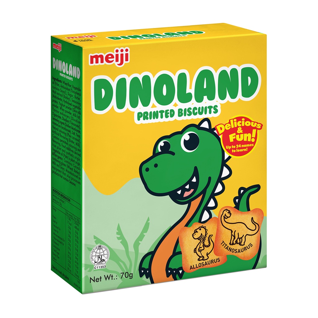Meiji Land Printed Biscuits (Pandaland/ Oceanland/ Dinoland/ Zooland ...