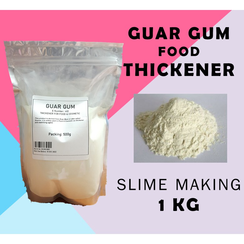Guar Gum / Guaran (Food Grade) 1kg - Thickener | Shopee Malaysia