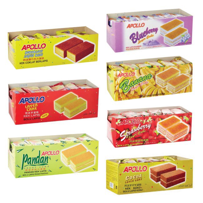 18g x 24pcs Apollo Layer Cake Assorted Flavor | Shopee Malaysia