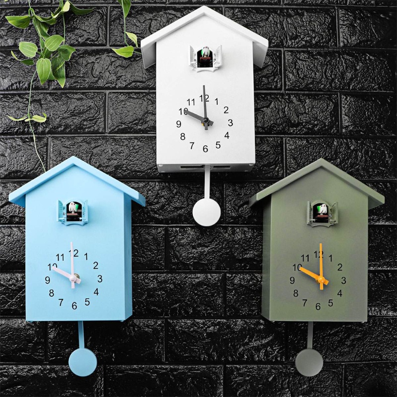 JJ* Cuckoo Clock Wall Clock Modern Bird Cuckoo Quartz Clock for Home ...