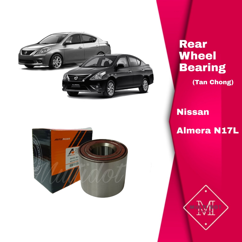 Nissan Rear Wheel Bearing (Tan Chong) (AUTOPLUS) Almera N17L 43210 ...