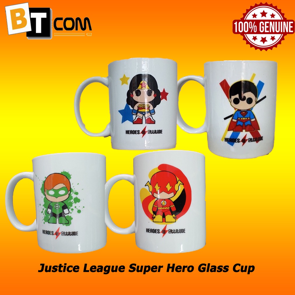 Justice League Super Hero Glass Cup | Shopee Malaysia