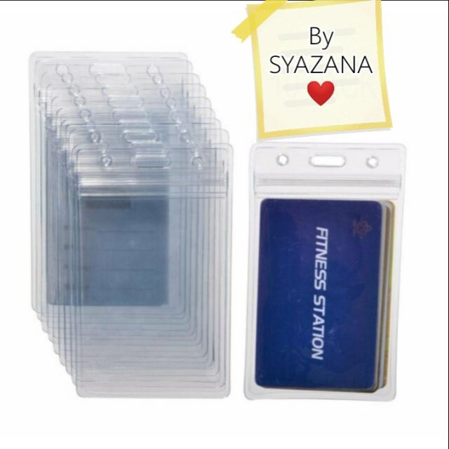 CP PVC VERTICAL NAME BADGE / NAME TAG HOLDER (PER PCS) | Shopee Malaysia