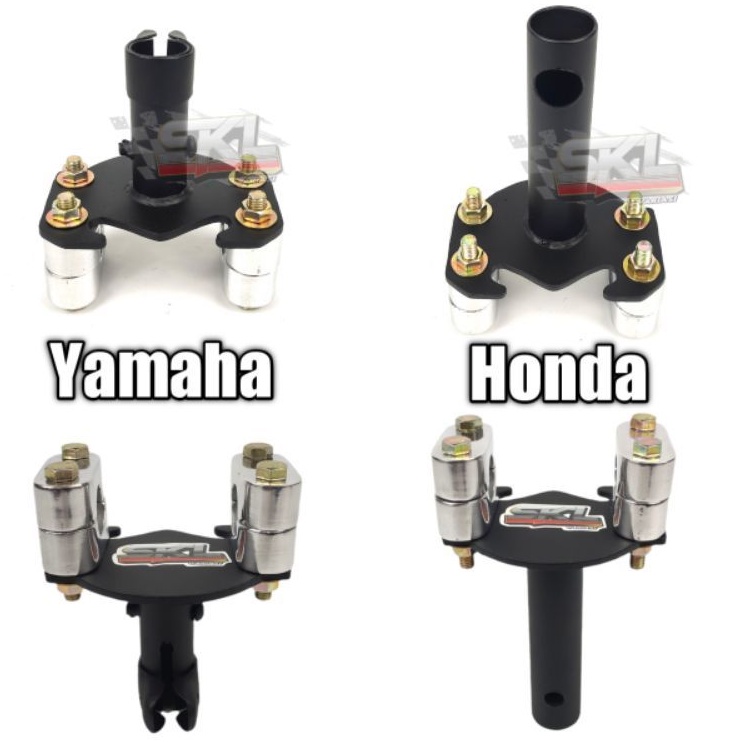 Universal Duck Matic Handlebar Mount Racing Handlebar Adapter Honda ...
